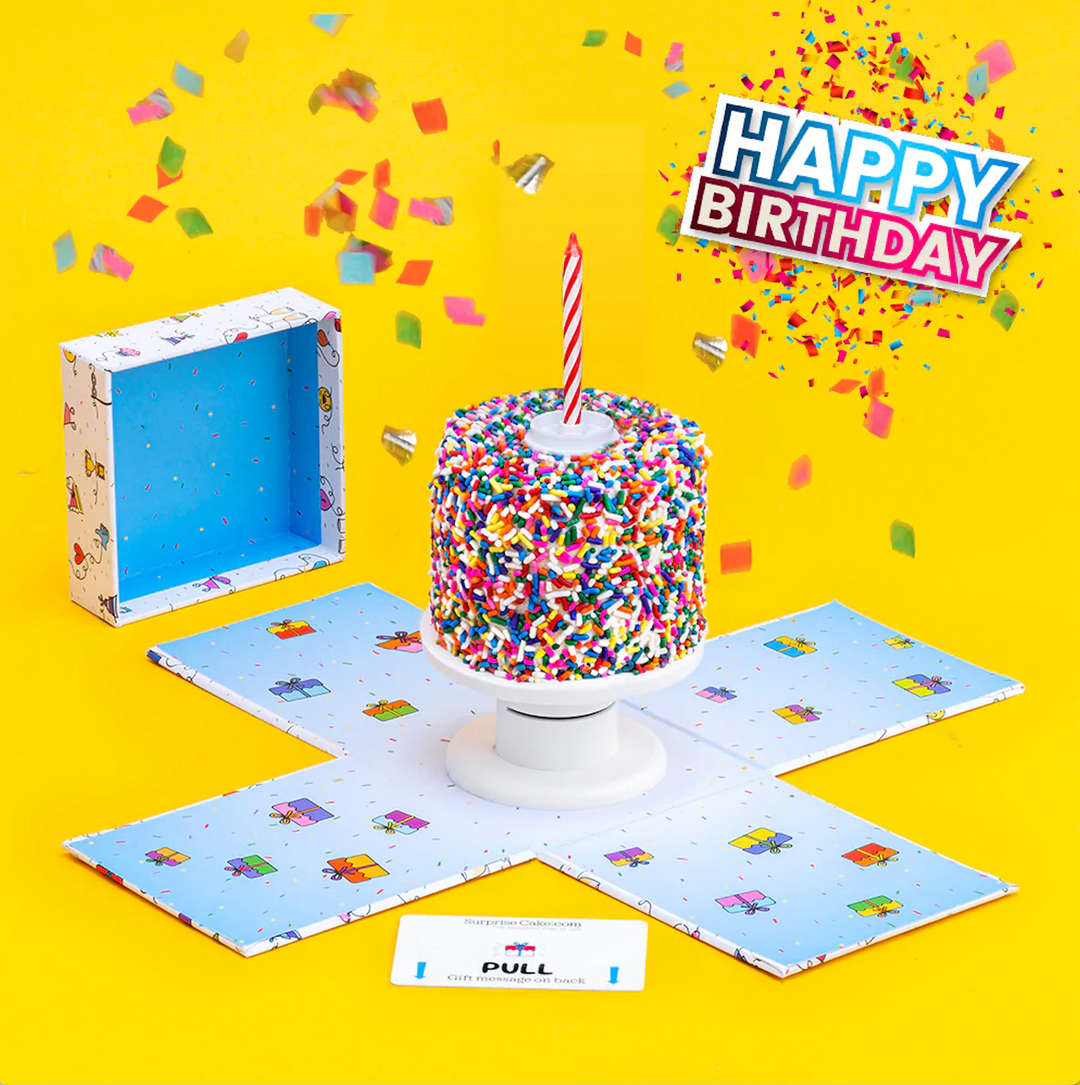 Exploding cake box store