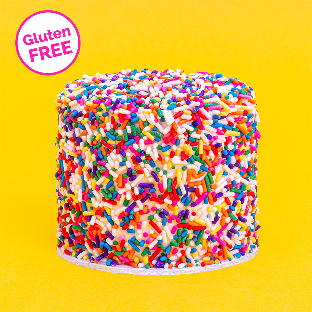 4" Vanilla Sports Balls Surprise Cake®