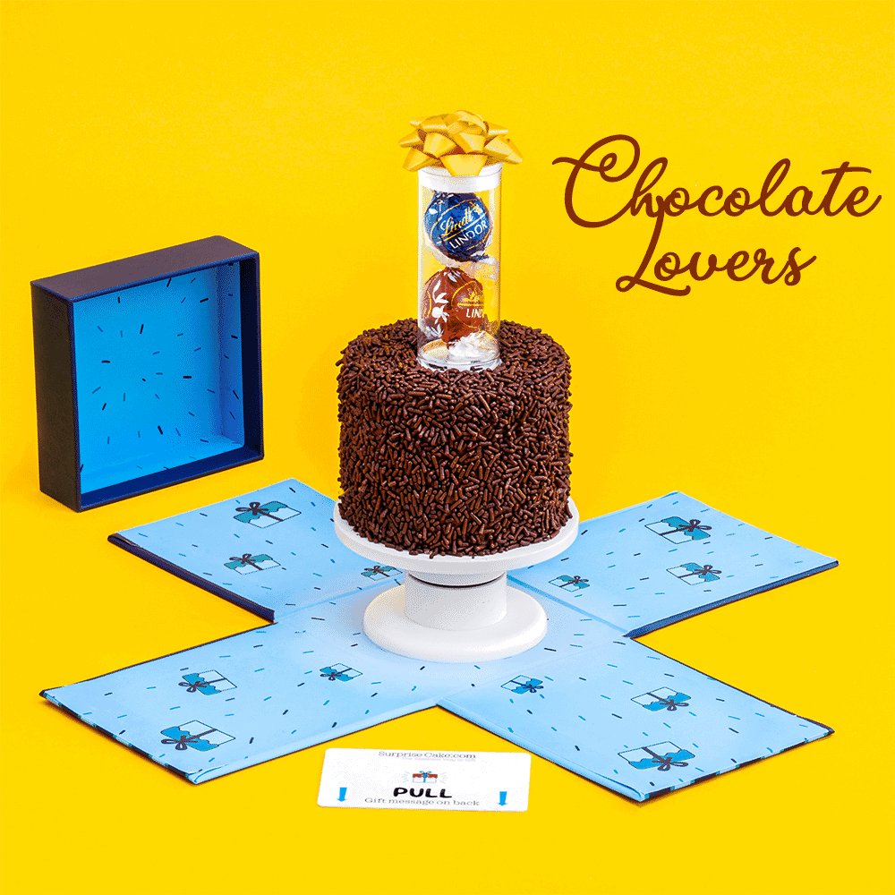 4" Graduation Vanilla Surprise Cake®